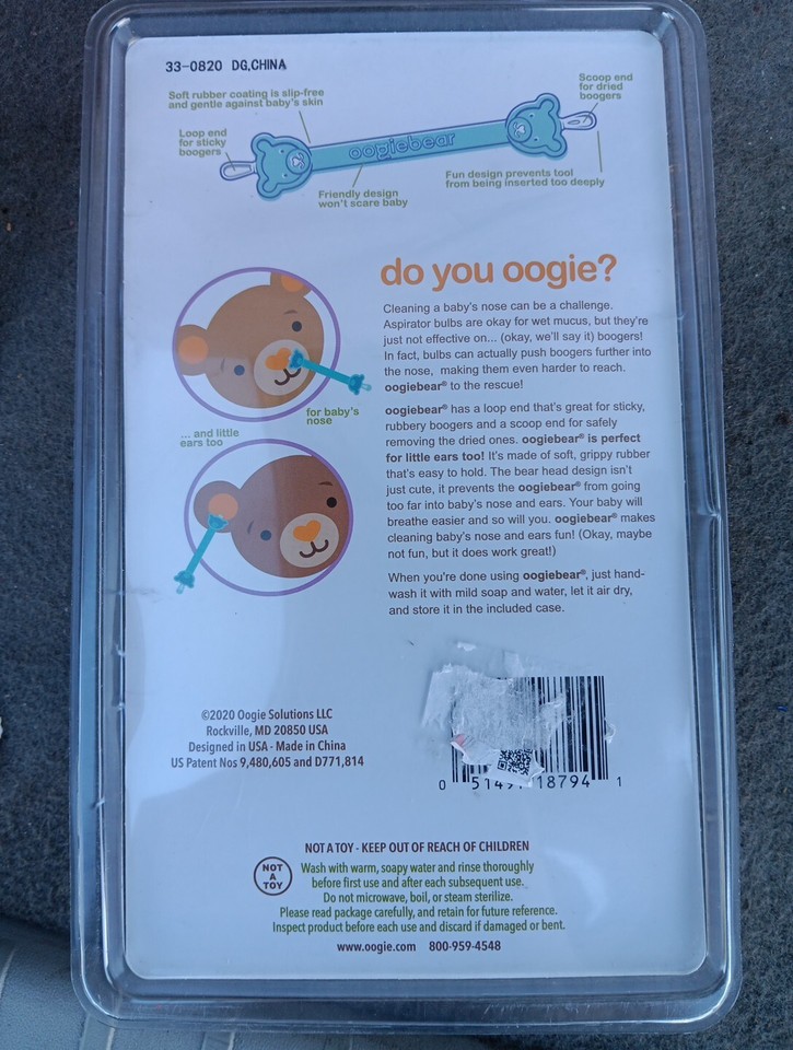 Nose and Ear Gadget. Safe, Easy Nasal Booger and Ear Cleaner for ...