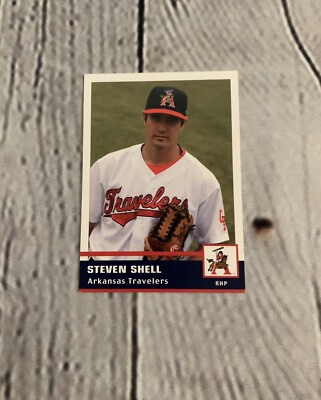 Steven Shell 2005 Grandstand Arkansas Travelers Team Set Card El Reno ...