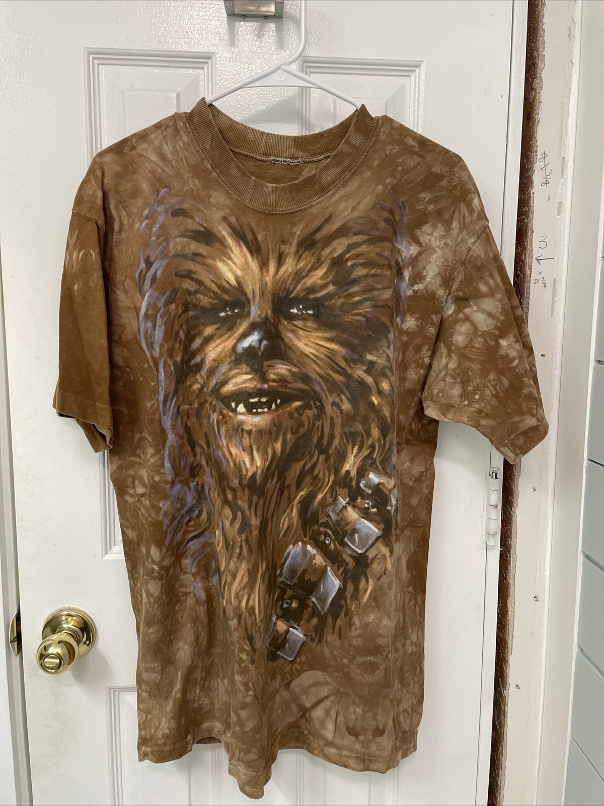 Vintage Liquid Blue Star Wars Chewbacca Shirt XL 1997 | eBay