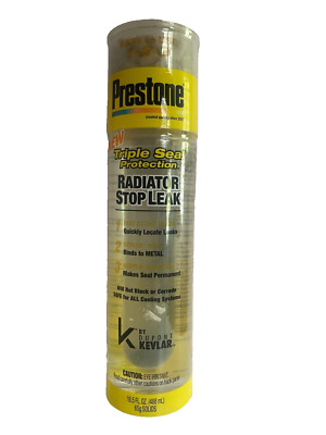 Prestone Radiator Stop Leak Triple Seal Sealant with Kevlar Action 16.5 ...