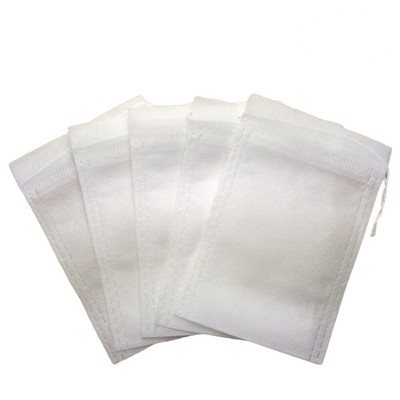 100 pcs 55 * 70mm Drawstring Filter Empty Bag Non-Woven Tea Bags for ...