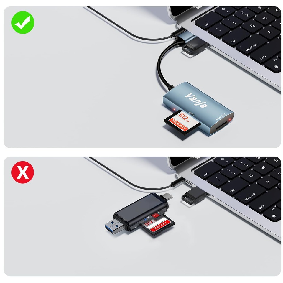 USB SD Card Reader, USB 3.0 Micro SD Card Adapter, SD Card to USB ...