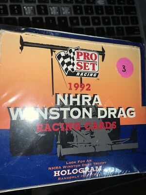 1992 PRO SET NHRA WINSTON DRAG RACING BOX , FACTORY SEALED,NICE ...
