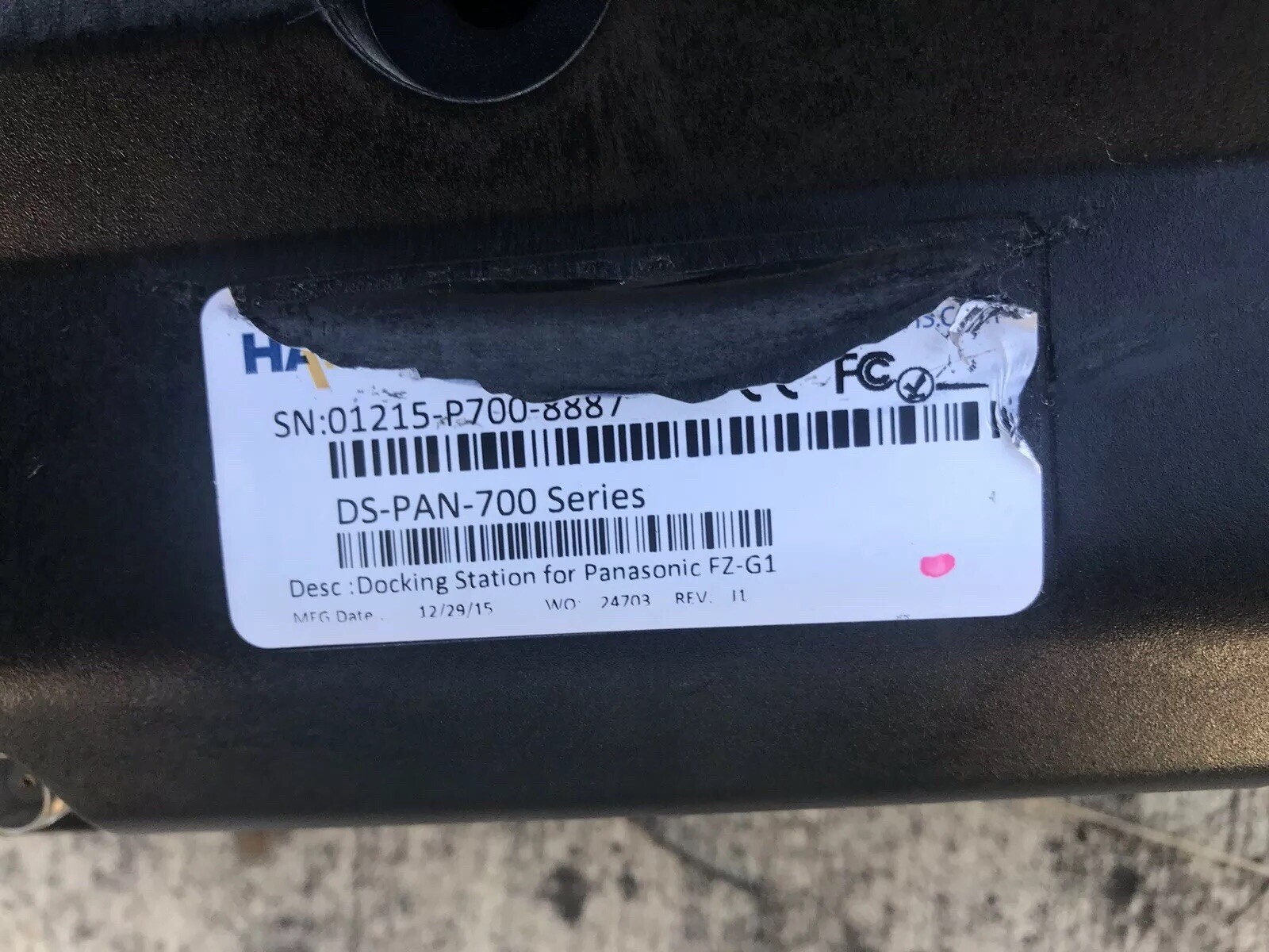 HAVIS DS-PAN-700 Series DOCKING STATION FOR PANASONIC TOUGHPAD FZ-G1 | eBay