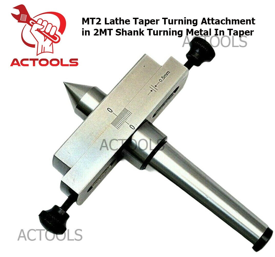 2MT Lathe Taper Turning Attachment with MT2 Shank Floating Type Die ...