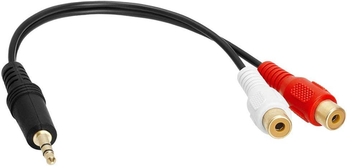 3.5Mm Stereo Male to Dual RCA Female Red & White Audio Adapter Cable, 6 ...