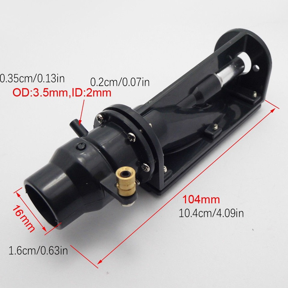 Replacement RC Boat 380 Brush Motor Water Servo Jet Thruster Propeller ...