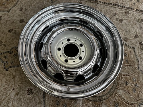 MOPAR CHROME REPRO 15 X 7 RALLY WHEEL (1) CUDA,CHALLENGER,CHARGER,GTX ...