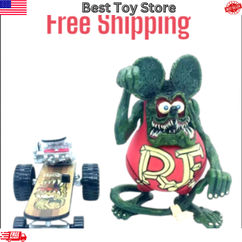 Red Rat Fink Rare Big Daddy Sidewalk Surfer Ed Roth Skateboard Action ...