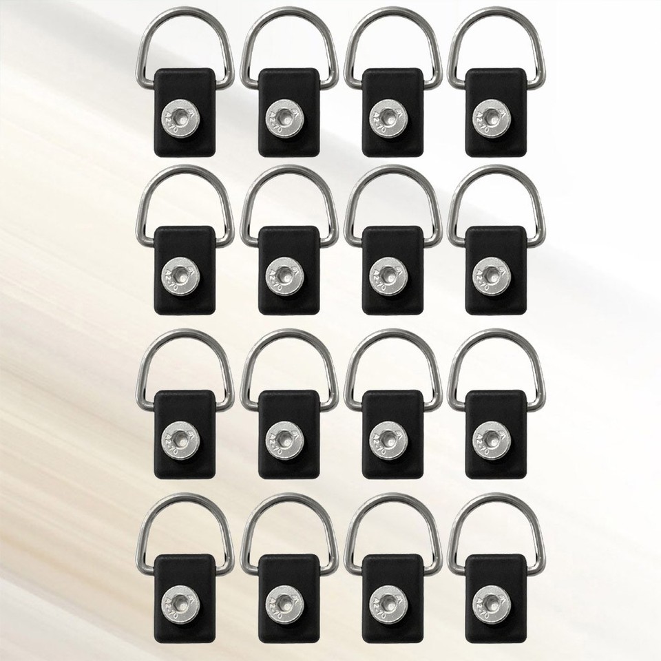 12 Pcs Rowing Rigging Stainless Steel D-ring Canoe Kayak Fishing Bungee | eBay