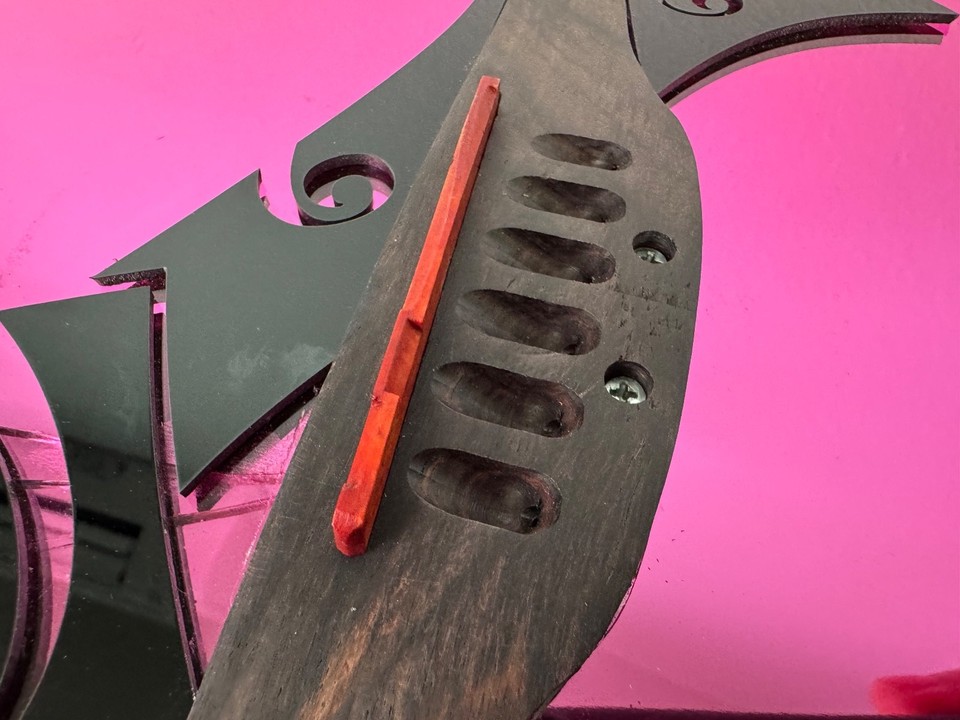 POJECT GUITAR - Pink Acrylic Mirror top Thinline Tele Body | eBay