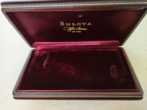 Vintage 1950's Men's Bulova Watch Box | eBay