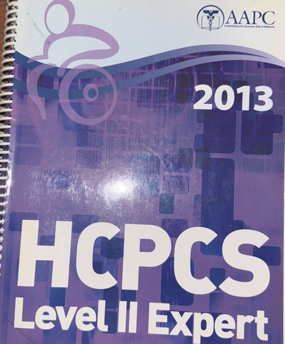 AAPC 2013 HCPCS level 11 expert book | eBay