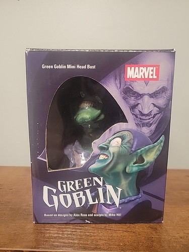Diamond Select Marvel Alex Ross Green Goblin Mini Head Bust | eBay