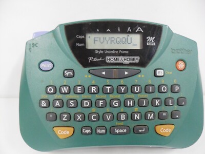 Brother Label Maker Model PT 65 Green P Touch For Home And Hobby ...