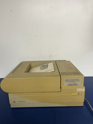 Vintage Apple Macintosh LaserWriter II M6000 With Manual | POWERS ON ...
