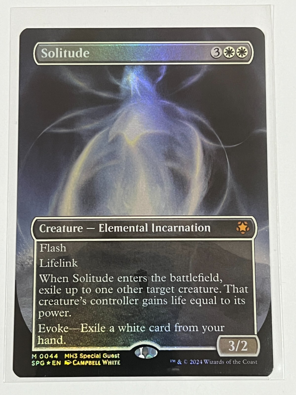 MTG Modern Horizons 3 MH3 - 1x Solitude Borderless Foil Special Guest ...