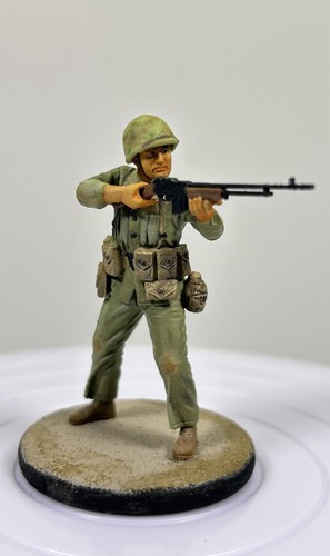WWII USMC BAR GUNNER 1/35 Scale Finished Figure | eBay