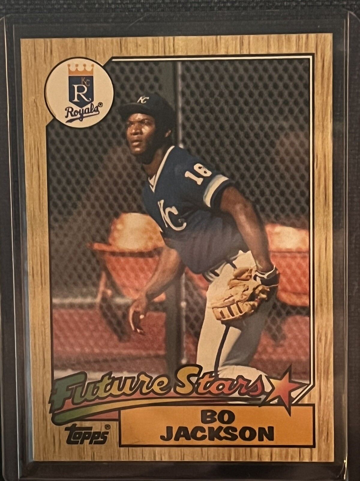 1987 Topps Baseball Bo Jackson Future Stars Vintage Rookie RC #170 KC ...