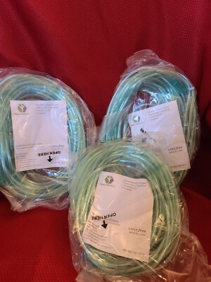 3x Oxygen Supply Adult 50ft Tubing Style Green, REF: MW-148-10019 | eBay