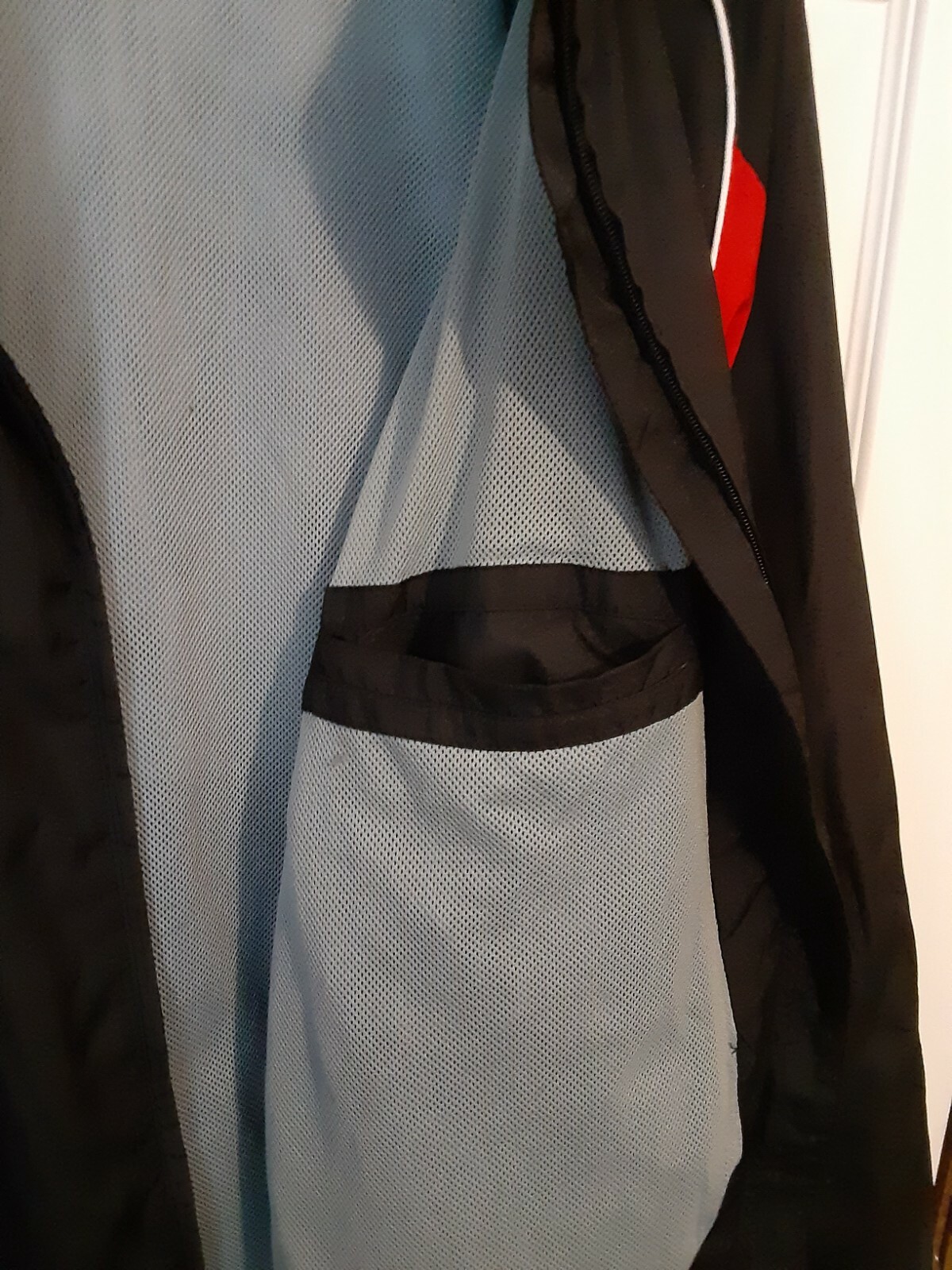 CCM Coach Windbreaker Jacket Men’s Black Full Zip Size Medium Mesh ...