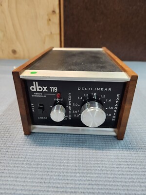 Vintage DBX 119 Decilinear Compression Expander Stereo Dynamic Range ...
