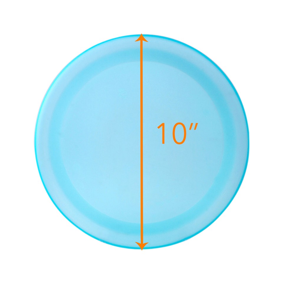 4 Pc Colorful Sturdy Reusable Dinner Plates - Party BPA - Fee Plastic ...