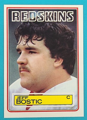 1983 Topps RC #187 Jeff Bostic Washington Redskins Football Card S2 | eBay