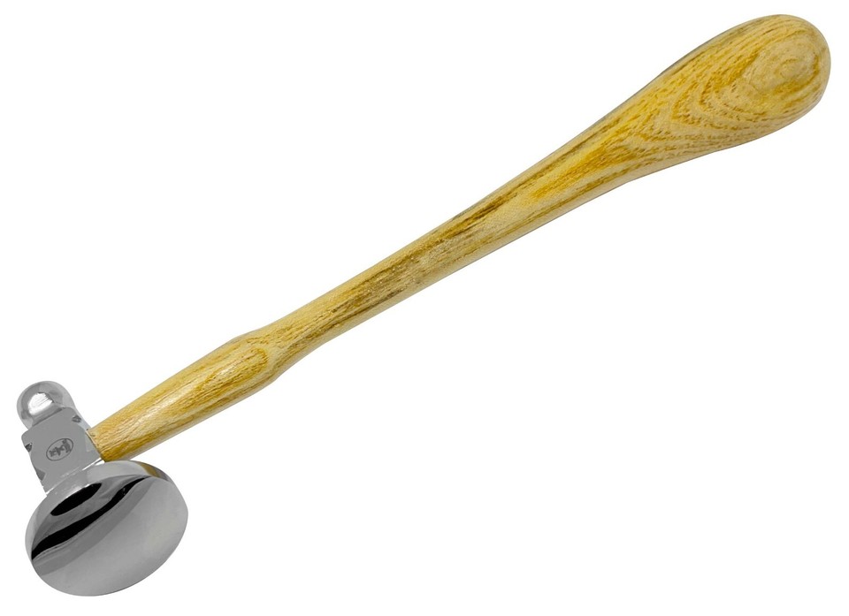 1-1/2" Domed Face German-Style Chasing Hammer 11" Length Jewelry Making ...