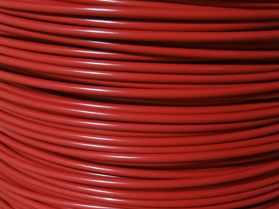 MTW 8 GAUGE AWG RED 19 STRANDS PURE COPPER WIRE 20' FT MADE IN USA | eBay