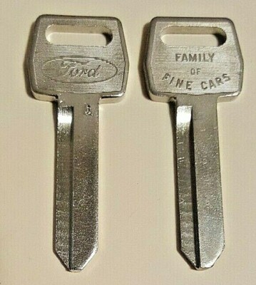 1Ford logo Primary Key Blank 1969 - 1990 83FD H51 Large hole | eBay
