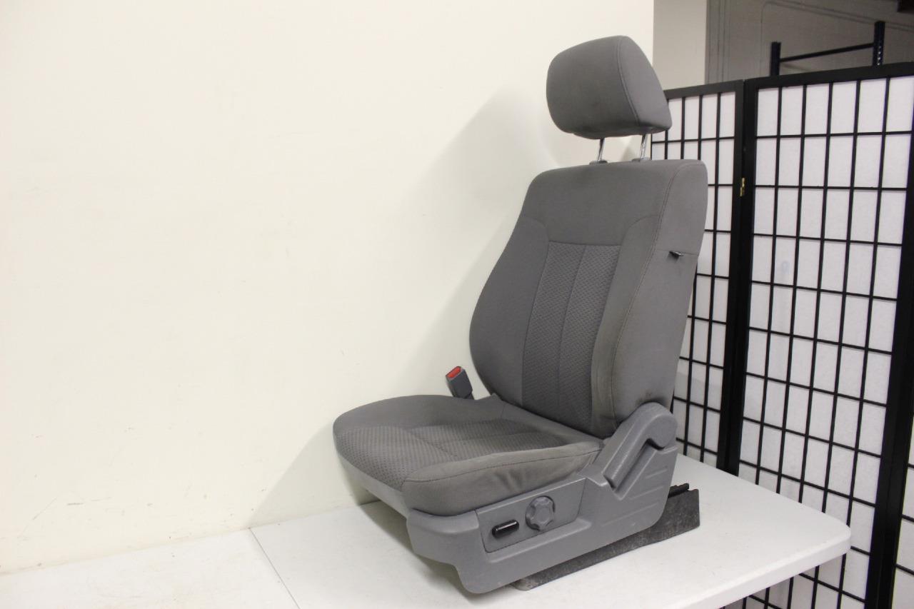 09-13 FORD F150 FRONT SEAT & POWER TRACK GRAY CLOTH OEM DRIVER/LEFT ...