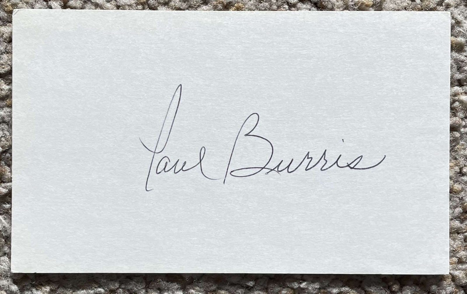 Paul Burris signed card - Braves debut 1948 | eBay