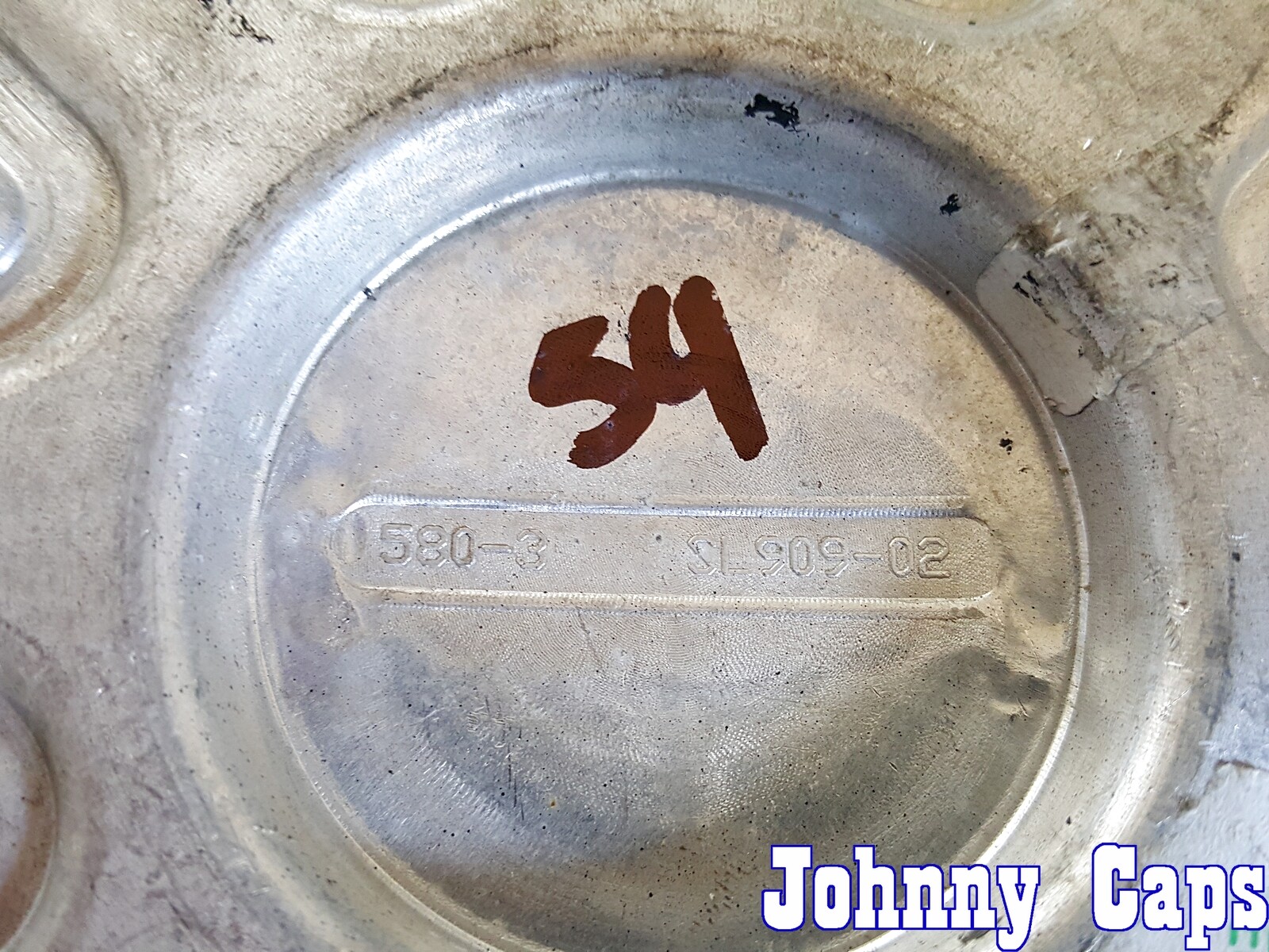 AZARI Wheels [54] METAL Center Cap # 580-3 / SL909-02