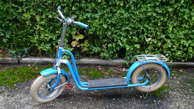 RIXE Tretroller, 1960er Jahre, blau, Kinder, Roller, guter Zustand ...
