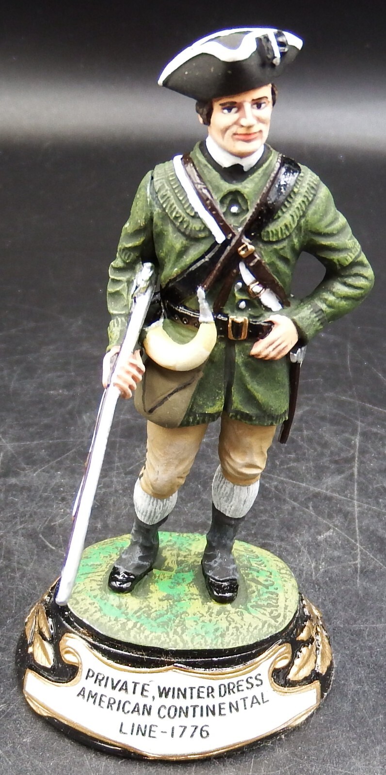 Chas. C. Stadden Pewter Private Winter Dress Amer Cntl 1776 Figurine 4 ...