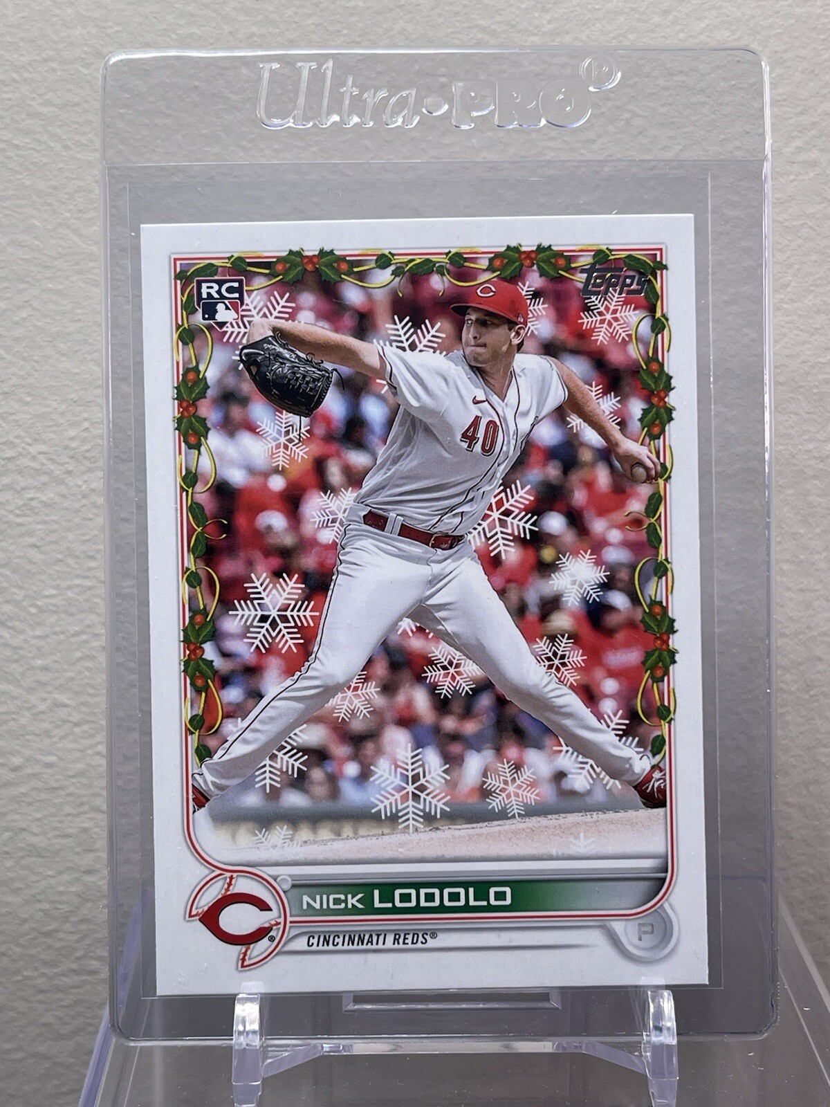 2022 Topps Holiday Nick Looolo Rookie Card #HW24 Cincinnati Reds | eBay
