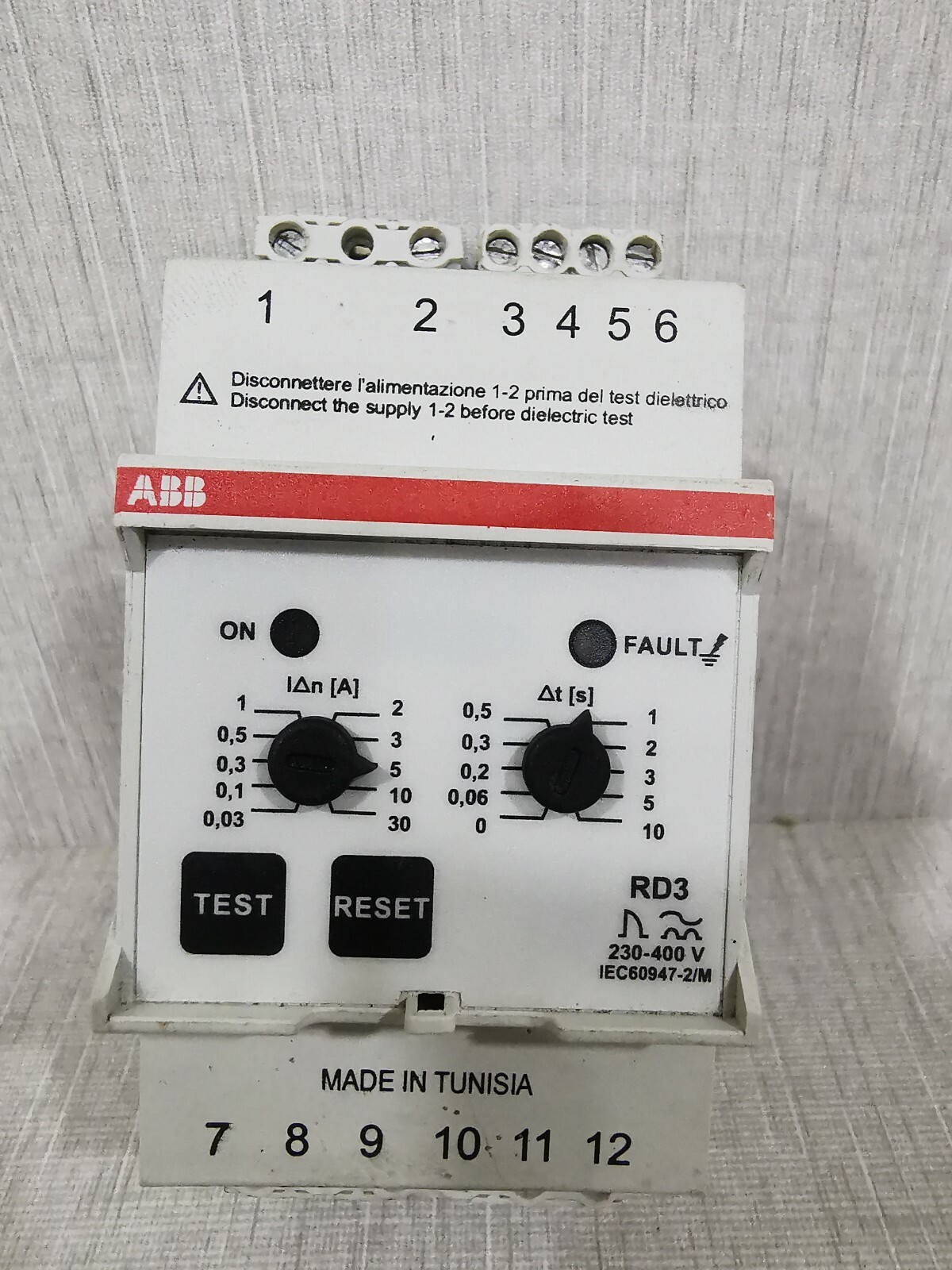 ABB RD3 Residual Current Monitor IEC60947-2/M | eBay