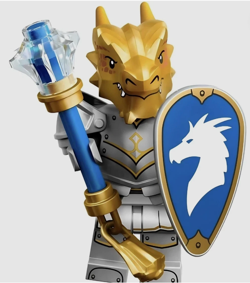 LEGO Minifigure CMF Dungeons & Dragons: Dragonborn Paladin - SEALED ...