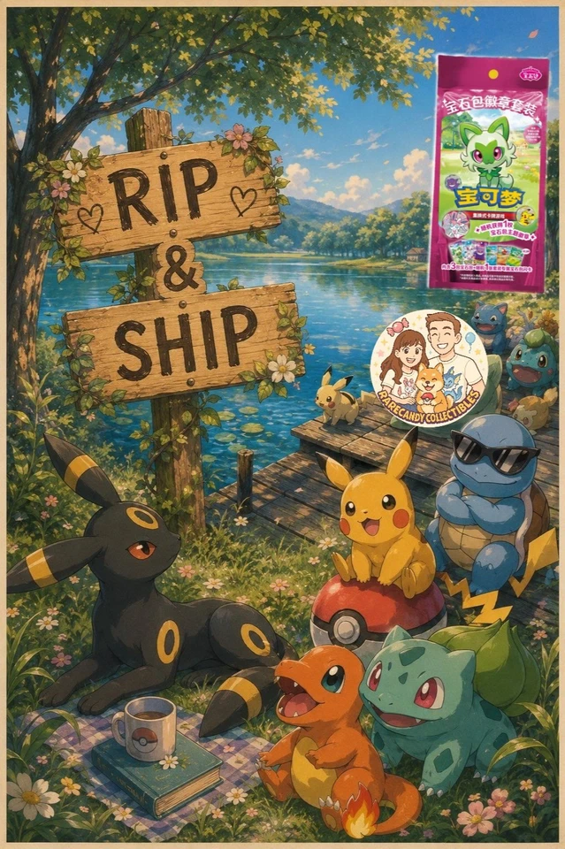 Wedesday Ripy dippy with Auntie Gem 5 Pika time⚡ Pokémon Rip & Ship ...