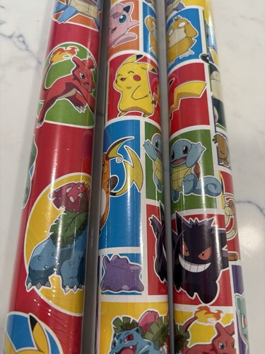 Pokémon Rolls - Wrapping Paper | eBay