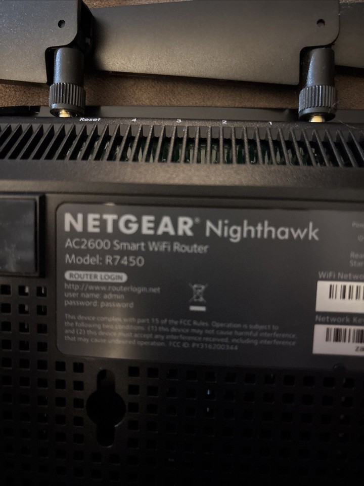 NETGEAR Nighthawk AC2600 Smart WiFi Router (R7450) 606449136760| eBay