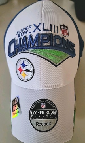 Pittsburgh Steelers Reebok Super Bl XLIII Locker Room Hat Steelers Logo ...