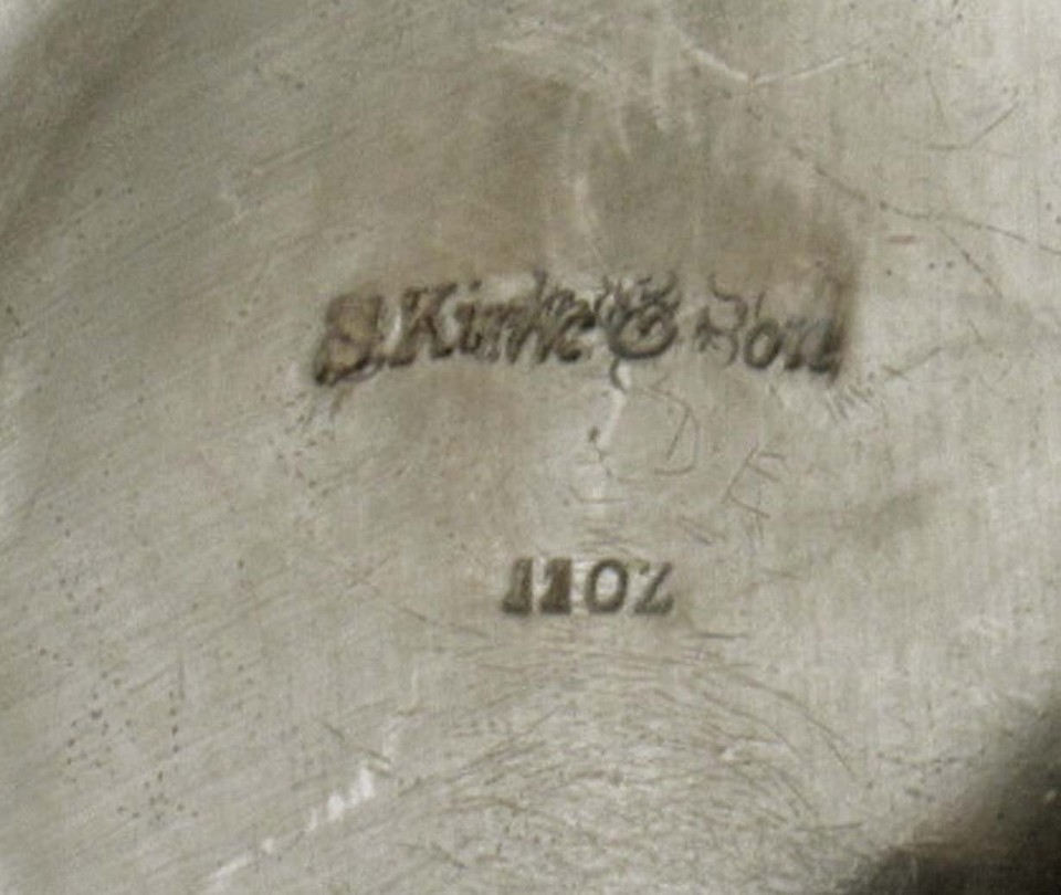 Kirk Silver Tea Set c1880 HAND DECORATED | eBay