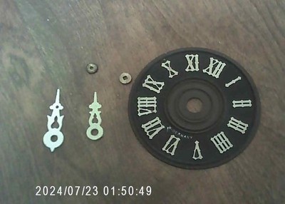 CUCKOO CLOCK DIAL AND HANDS AND NUT | eBay