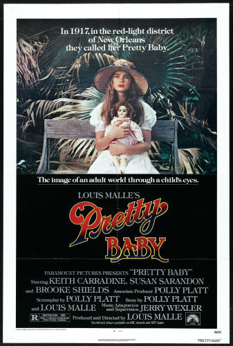 PRETTY BABY original 1978 one sheet movie poster BROOKE SHIELDS/SUSAN ...