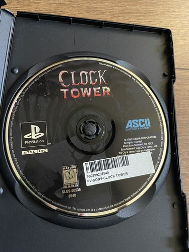 Clock Tower Ps1 PlayStation 1 Disc Only Tested And Working | eBay
