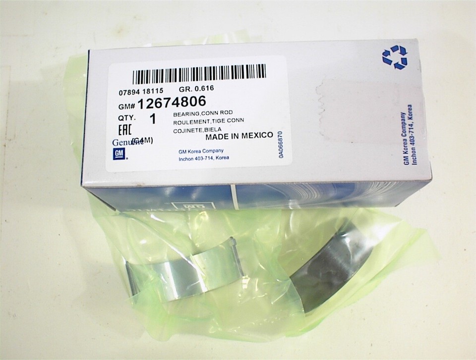 NEW GM BEARING SET #12674806 | eBay