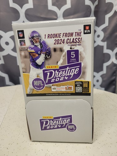 2024 Panini Prestige Football Gravity Feed Box 🔥 31 Sealed Packs 🔥 | eBay