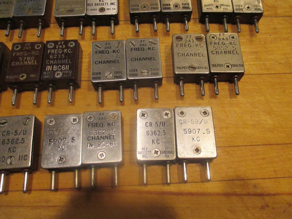 FT243 455 kHz KC IF TX/RX crystal pair Military Radio BC-611 720 PRC ...